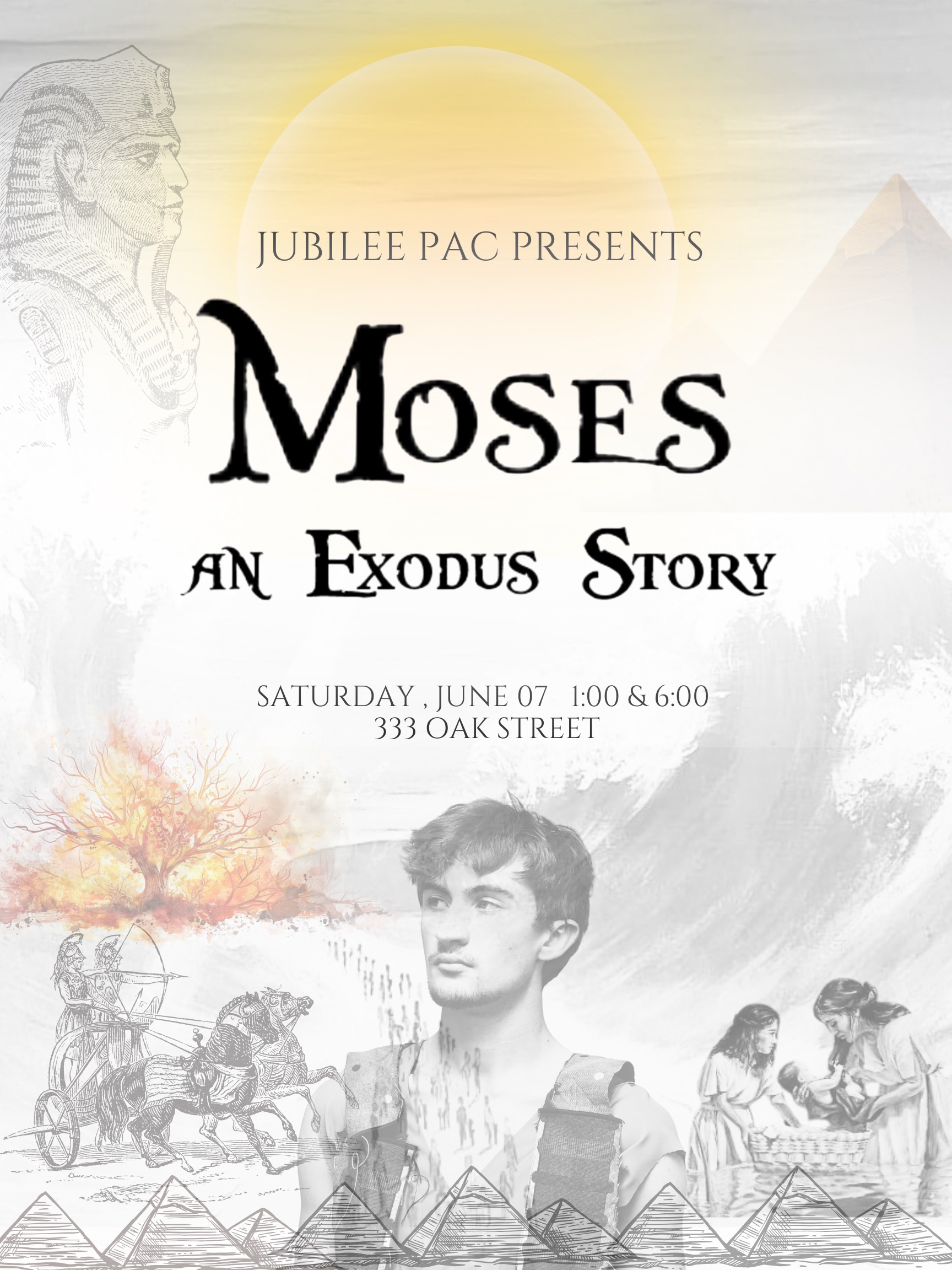 JUBILEE PAC Presents MOSES: AN EXODUS STORY - Red Bluff State Theatre